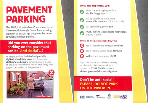 Cars Off Pavements campaign leads to 75% reduction in pavement parking ...